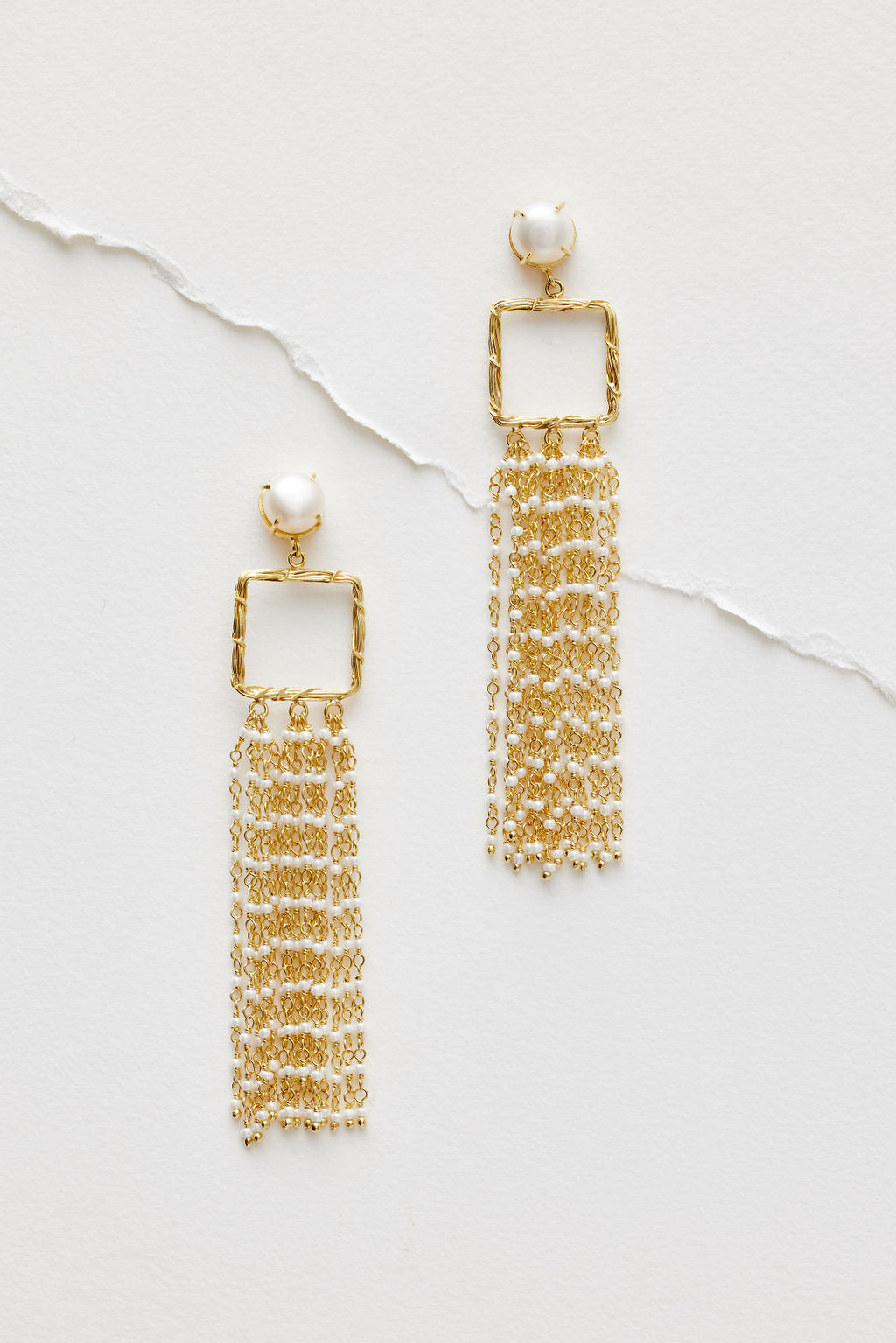 BRIDAL EARRING – Tagged "GOLD" – AMELIE GEORGE PTY LTD